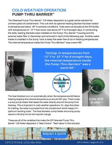 Substation Oil Containment | Winter Protection | SPI