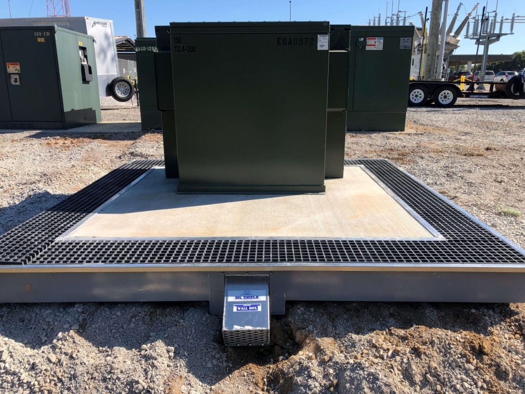 Electrical Transformer Box Oil Containment Shield™ | SPI